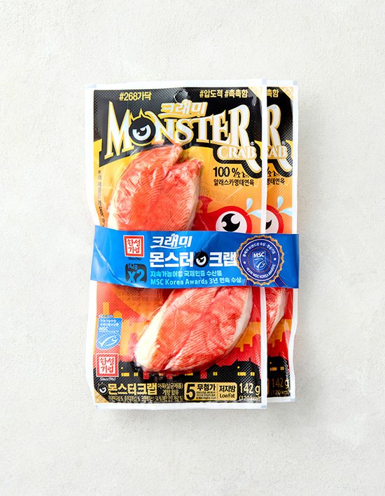 [한성] 몬스터 크랩 (142g*2) - 마켓컬리